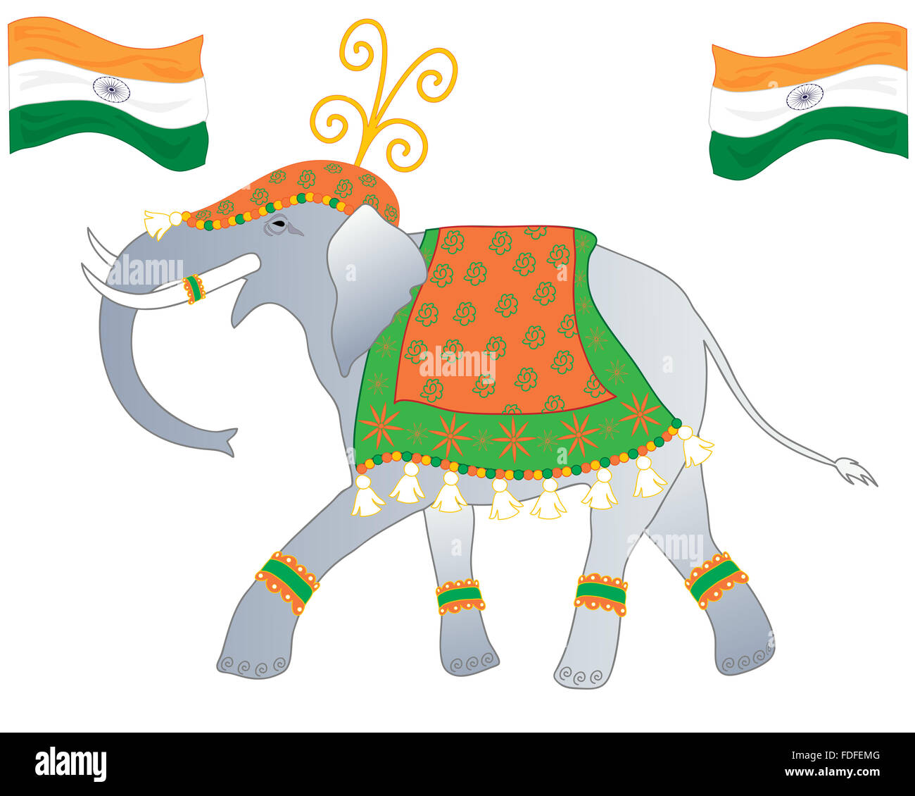 Elephant Flag High Resolution Stock Photography and Images - Alamy
