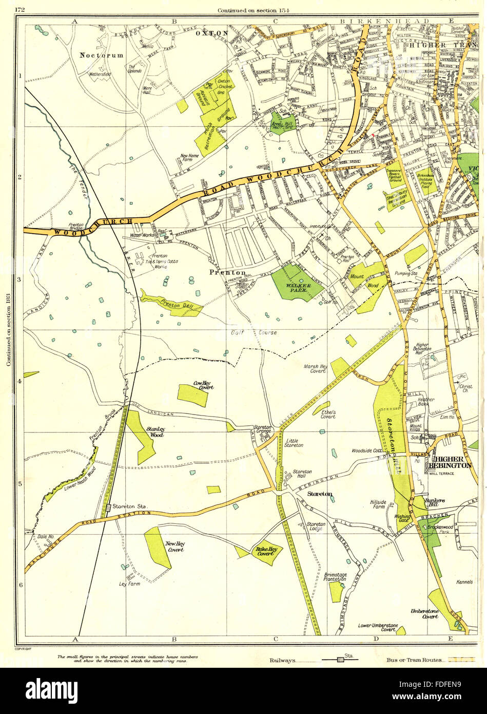 Map of birkenhead hi-res stock photography and images - Alamy