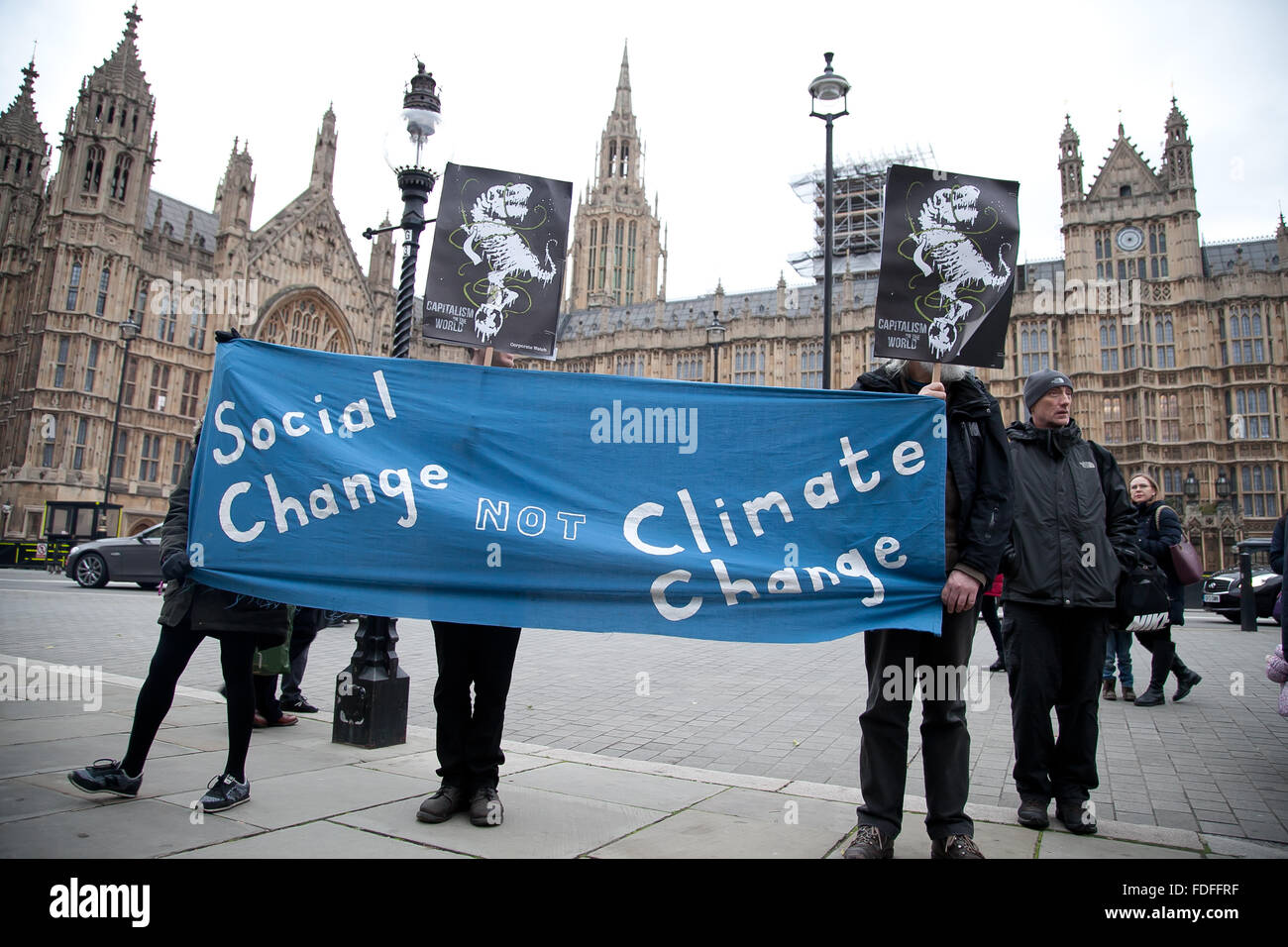 Climate change environmentalist protesters at a rally in London to call ...