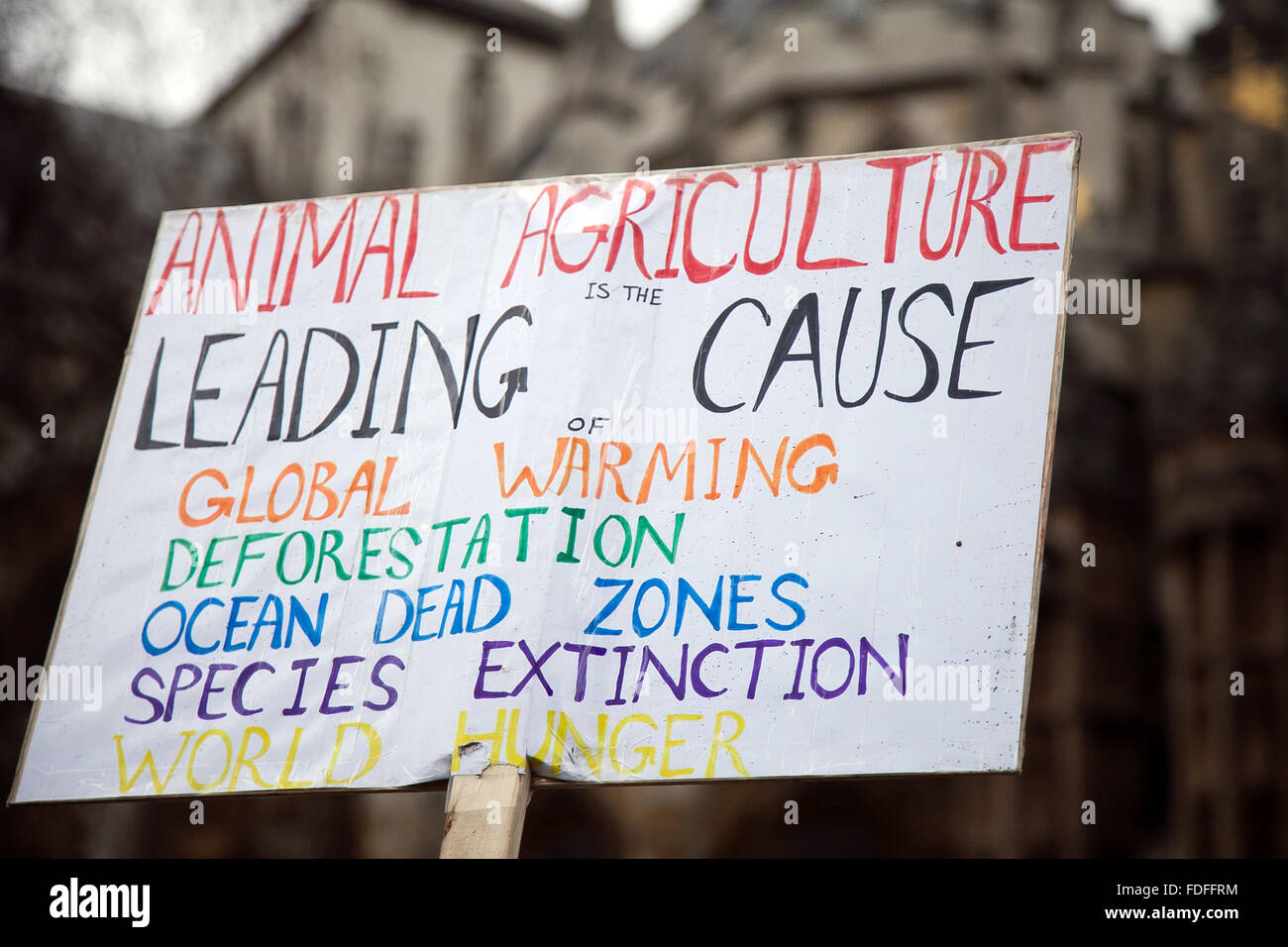 Climate change act placard hi-res stock photography and images - Alamy