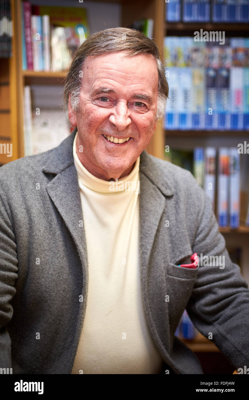 Sir Terry Wogan pictured ahead of a book signing event at The Bookstore ...
