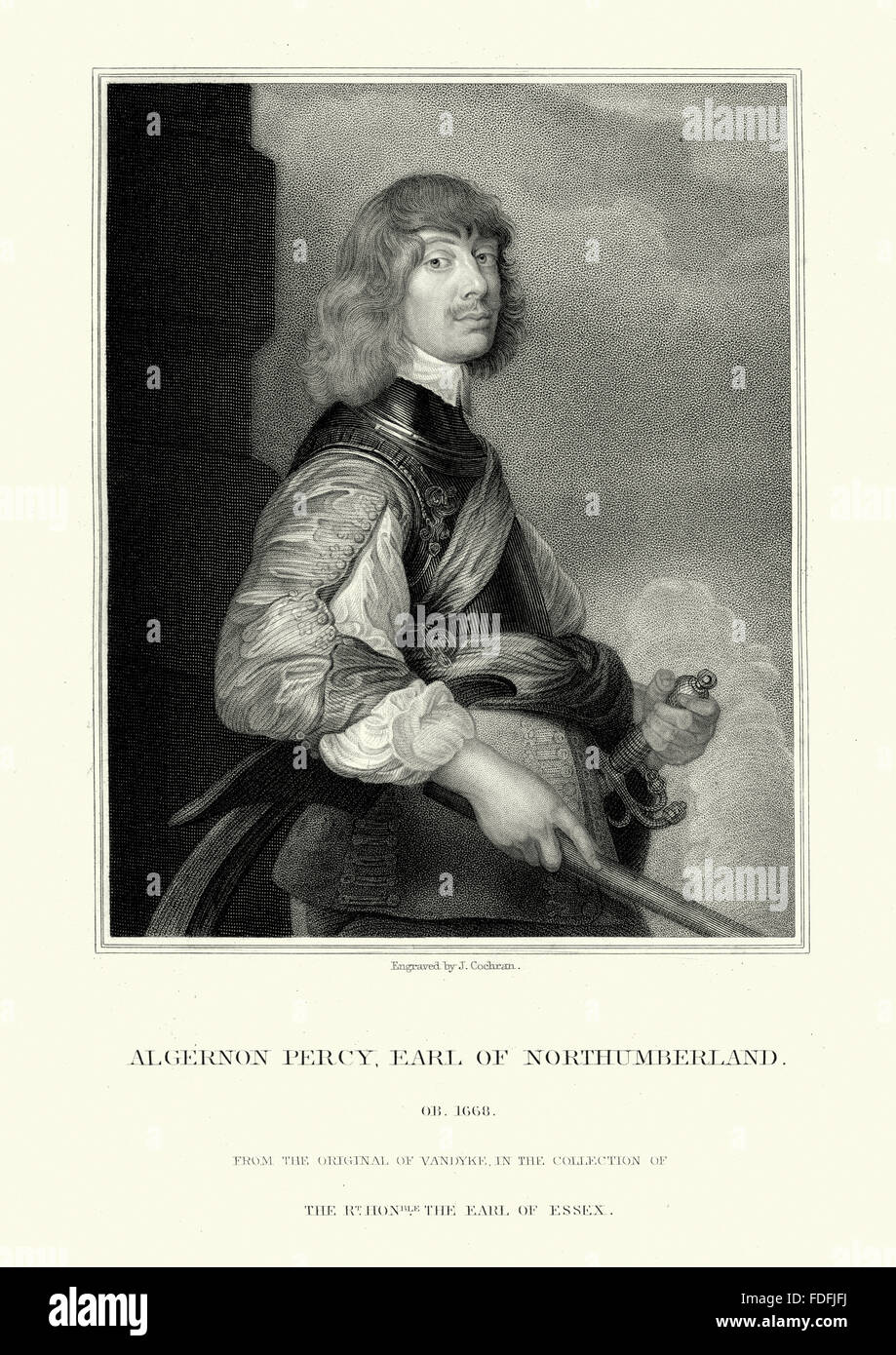 Algernon Percy, 10th Earl of Northumberland, 4th Baron Percy, (1602 to ...