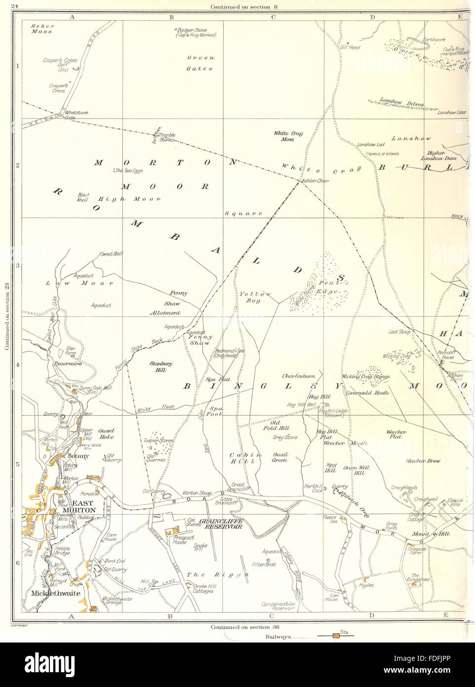 Map of morton hi-res stock photography and images - Alamy
