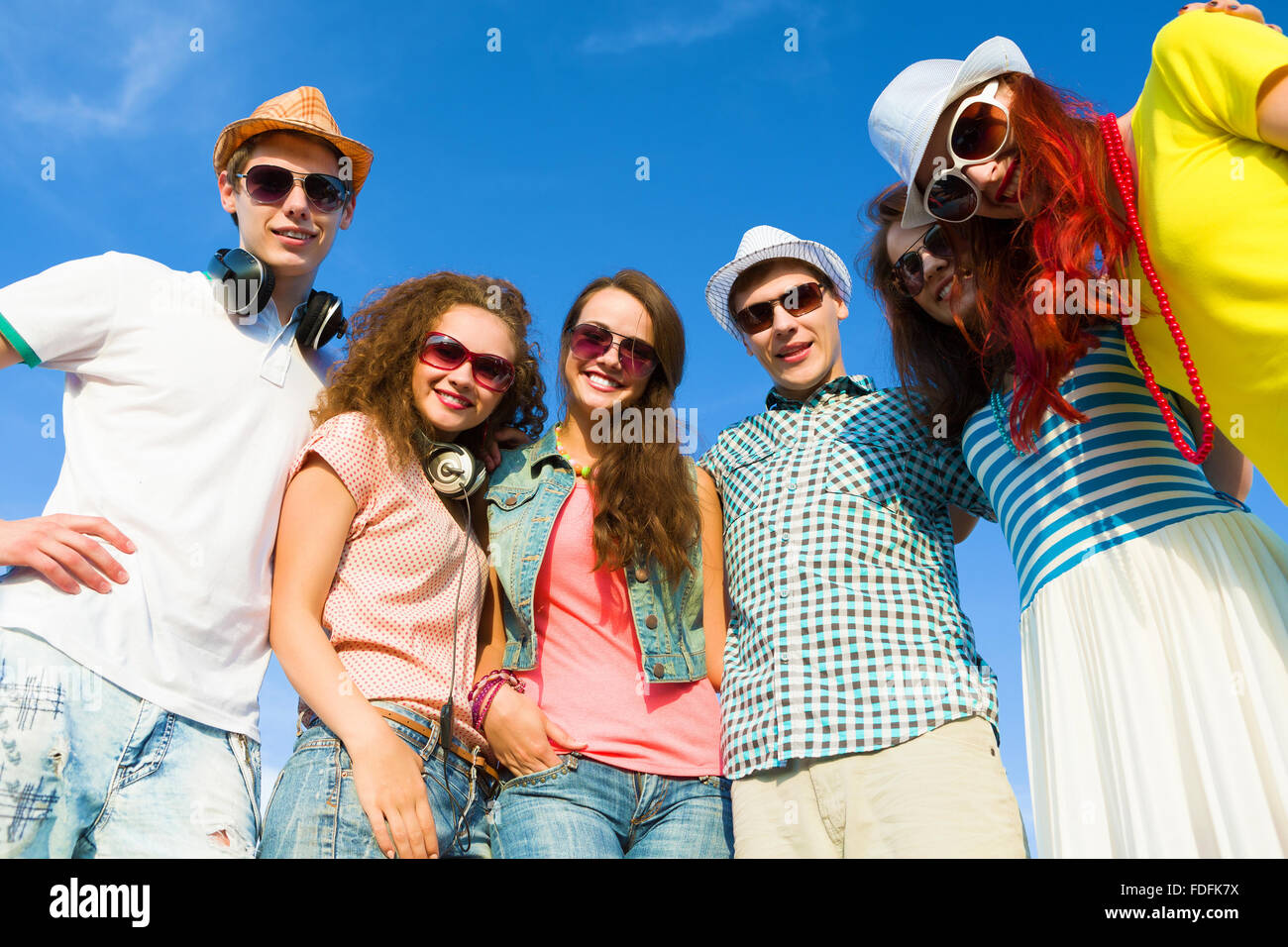 Image of young people having fun. Summer vacation Stock Photo - Alamy