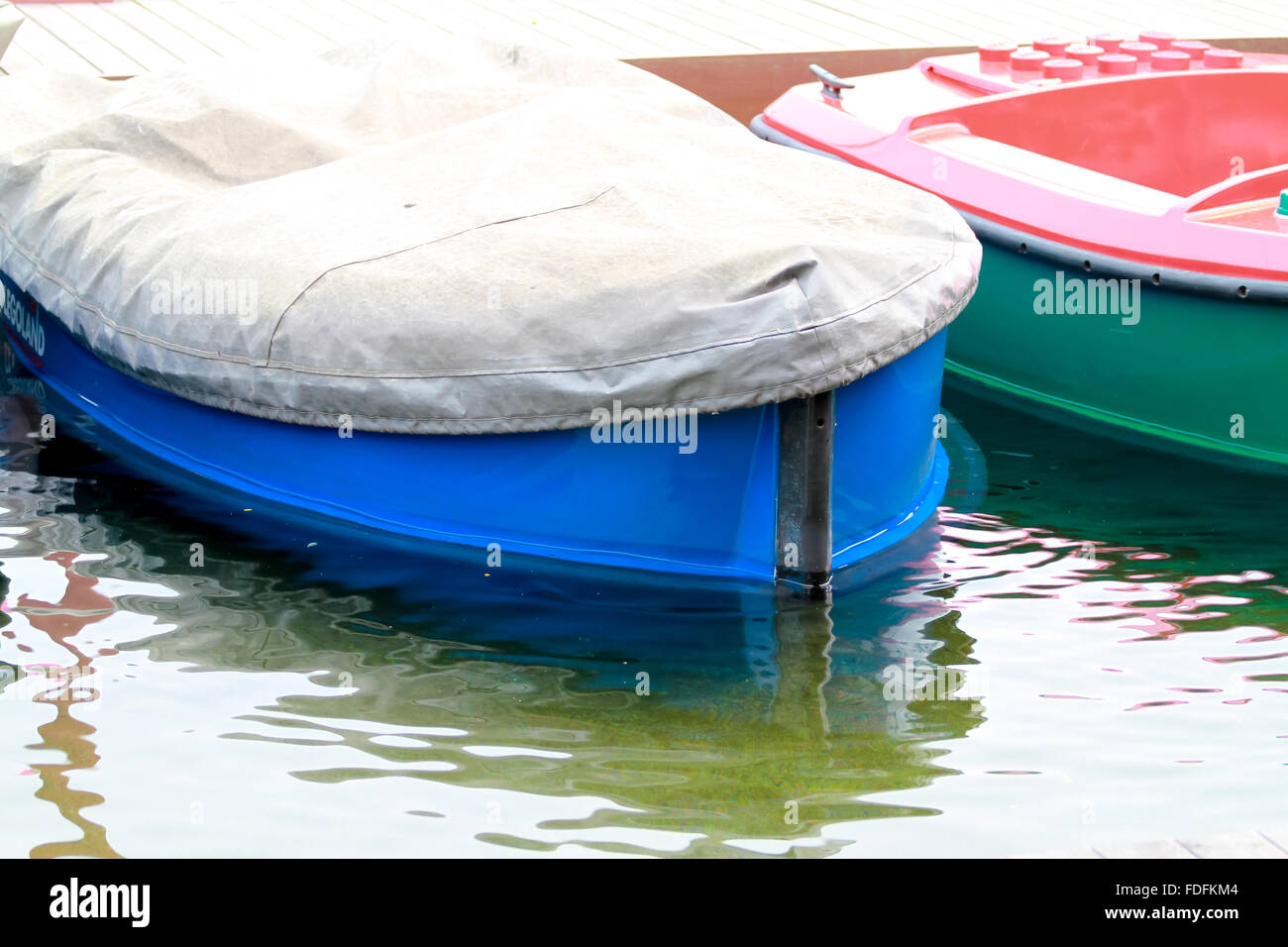 Blue plastic boat hi-res stock photography and images - Alamy