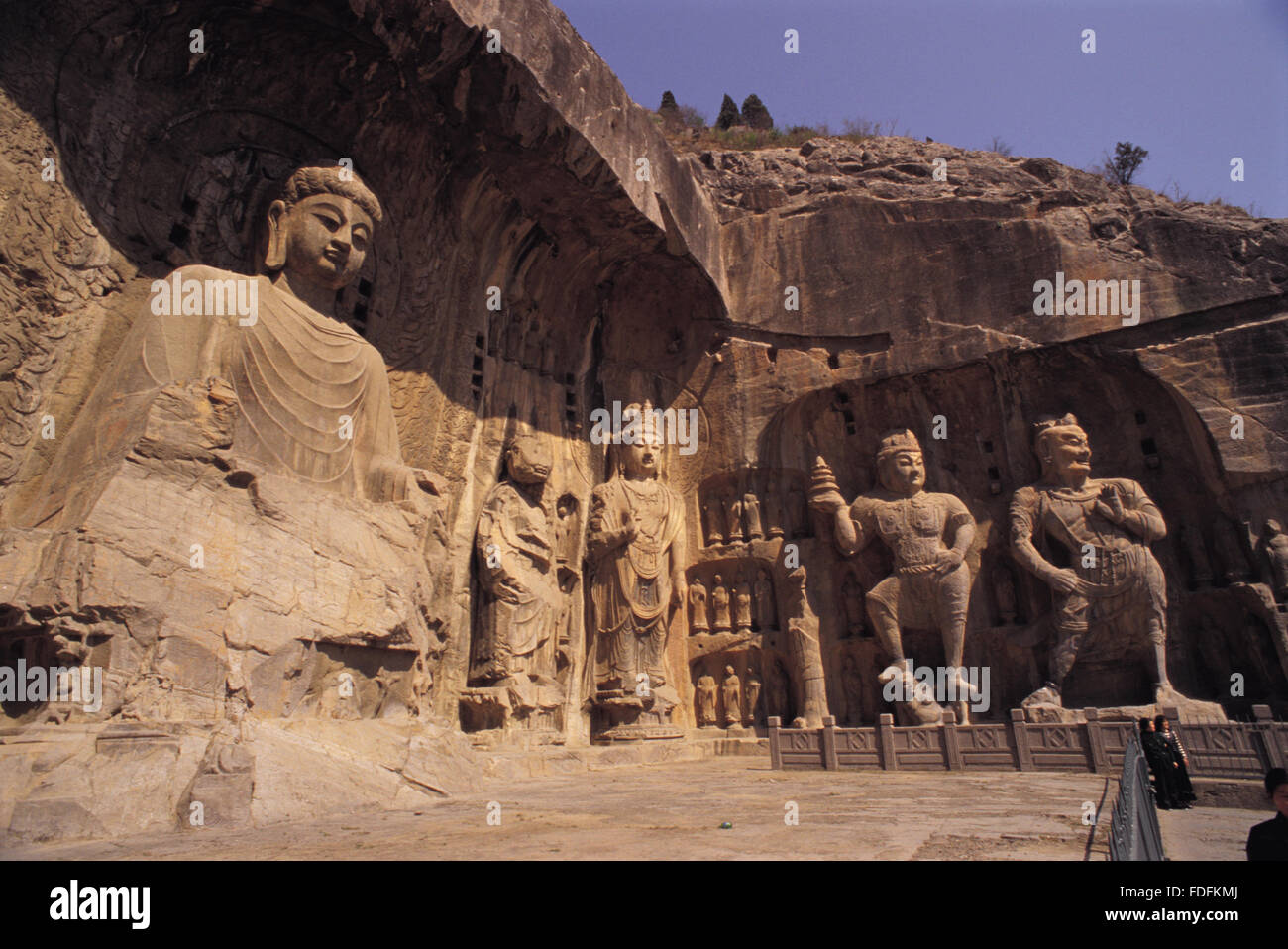 Figure of the Buddha Longmen Grottoes White Horse Temple Luoyang City ...