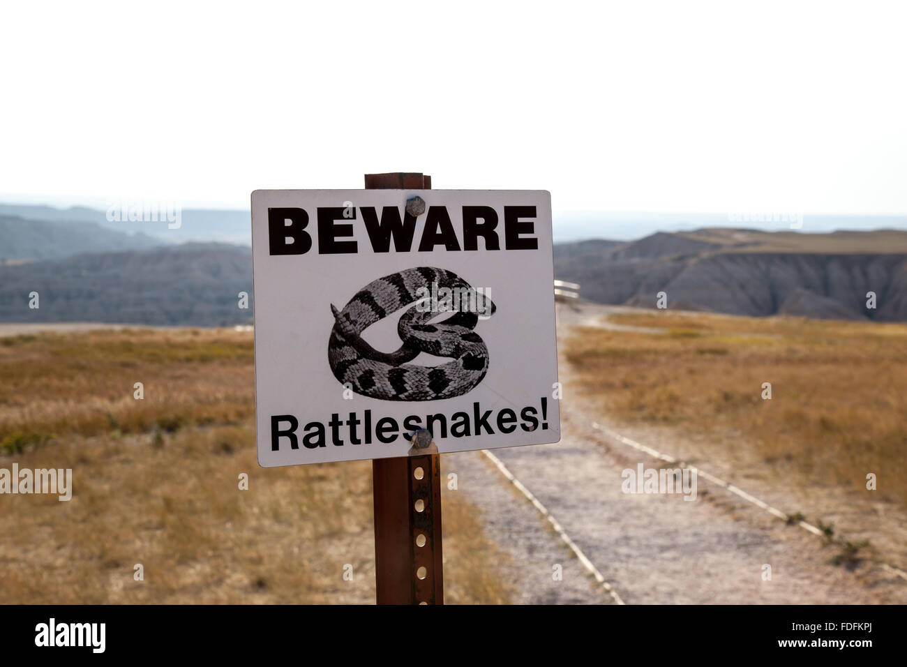 Warning rattlesnakes hi-res stock photography and images - Alamy
