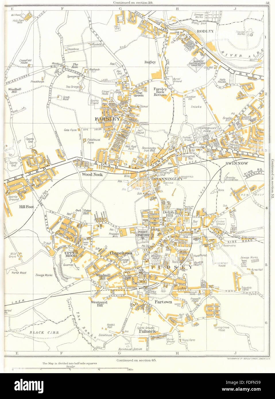 Map Of Pudsey High Resolution Stock Photography and Images - Alamy