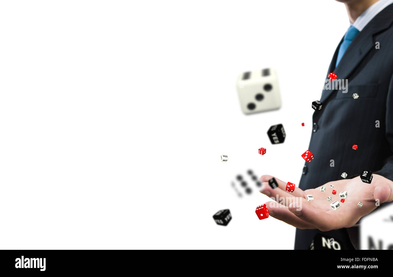 Hand throwing dice hi-res stock photography and images - Alamy