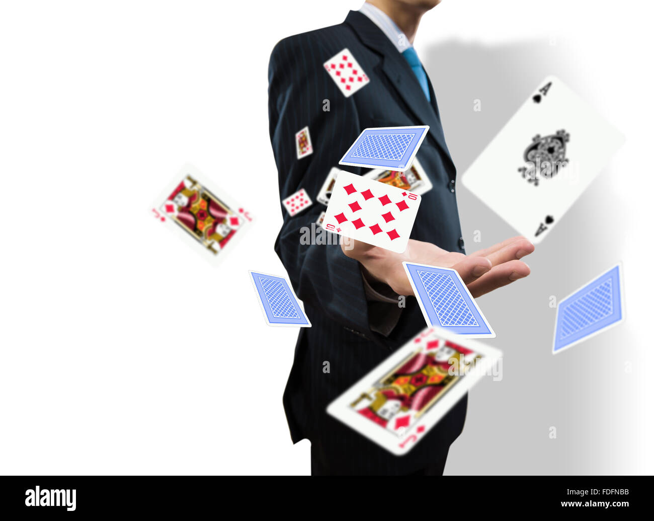 Throwing cards hi-res stock photography and images - Alamy