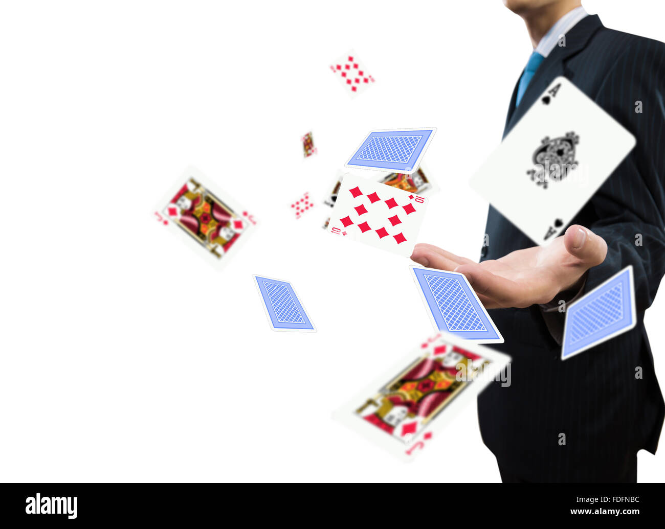 Throwing cards hi-res stock photography and images - Alamy