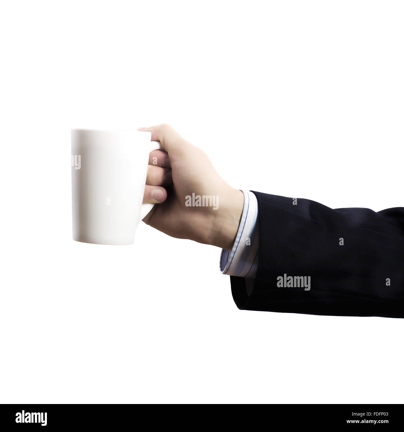 Hand holding hot tea Cut Out Stock Images & Pictures - Alamy