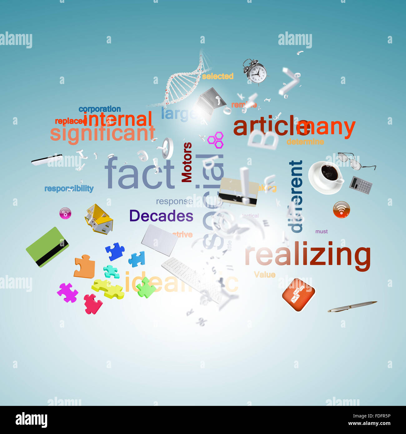 Background image with business sketch strategy and icons Stock Photo ...