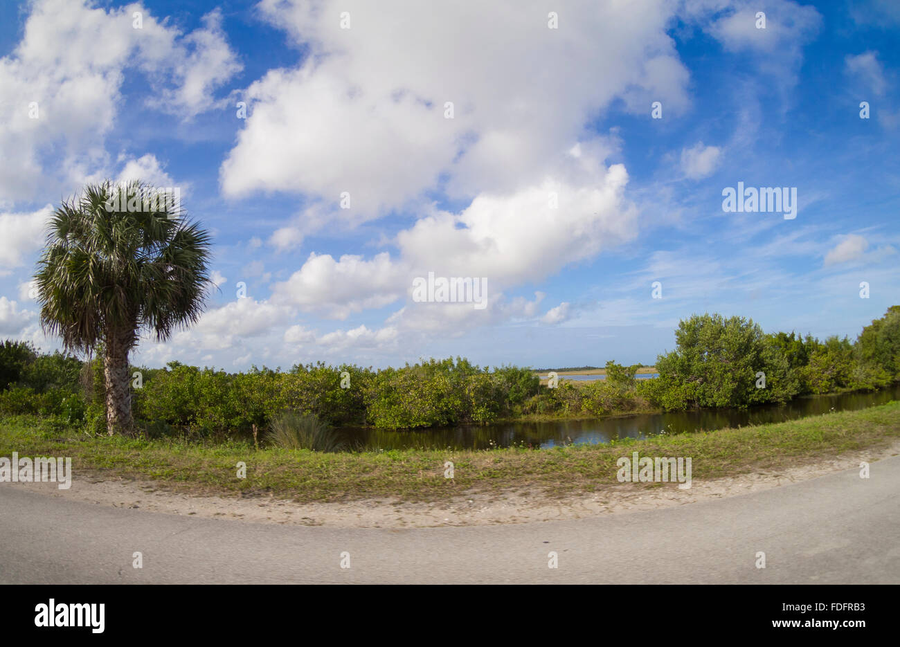Landscape with a curve Stock Photo - Alamy