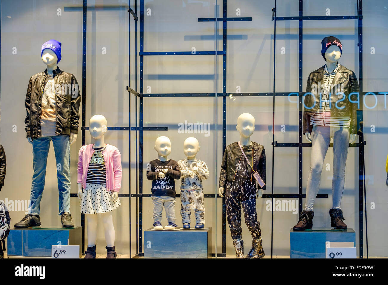collection of shop dummies Stock Photo - Alamy