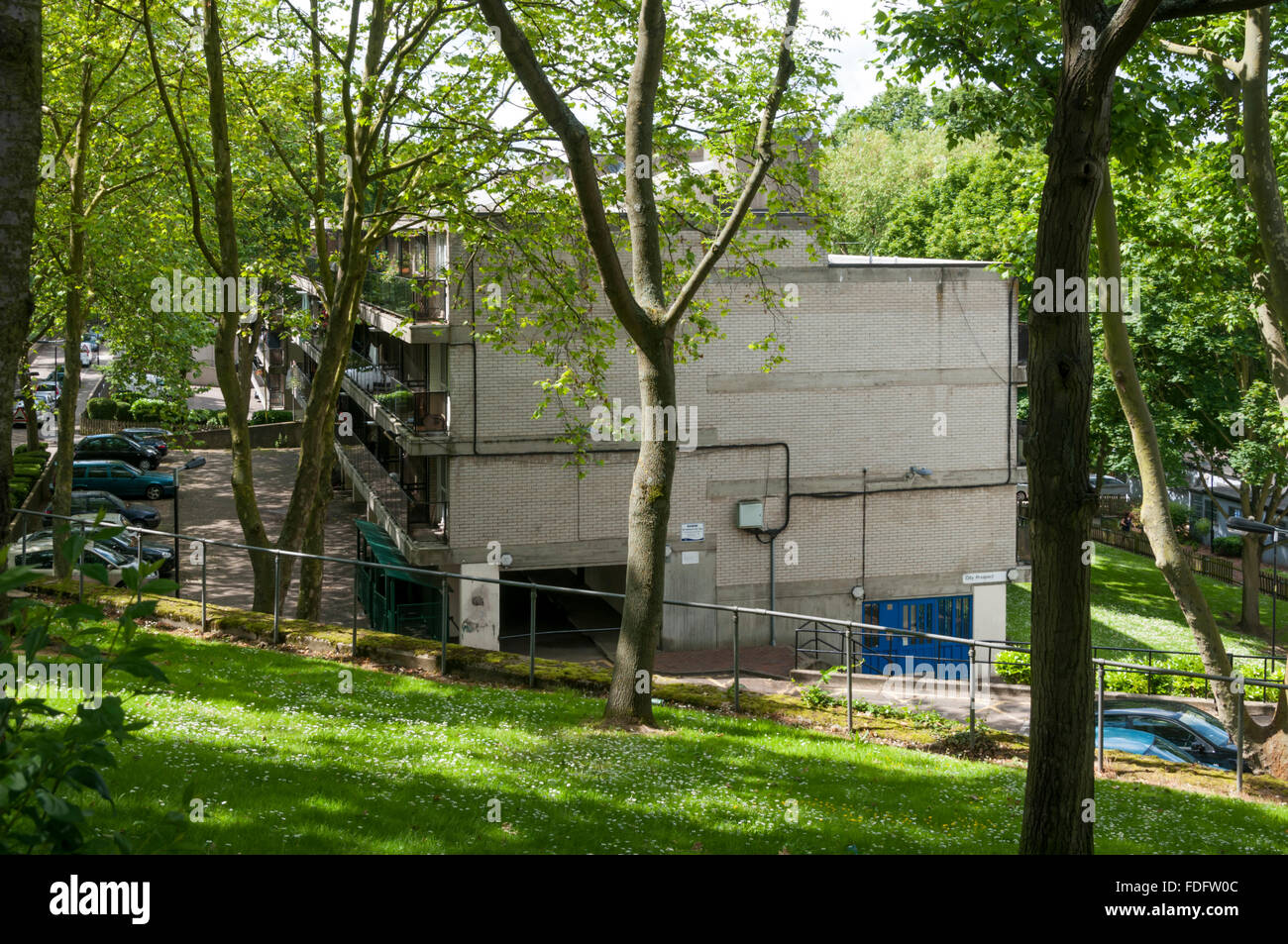 The 1960s and 1970s Central Hill Estate, Lambeth Stock Photo - Alamy