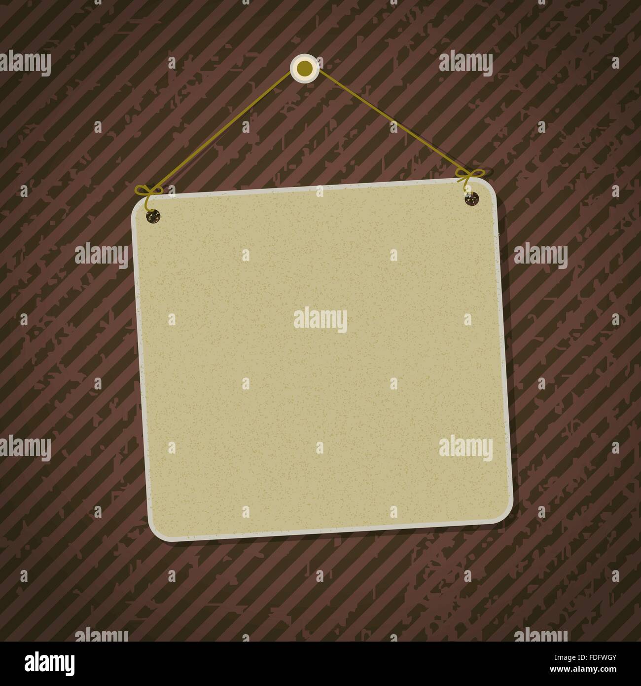 Blank white signpost on Stock Vector Images - Alamy