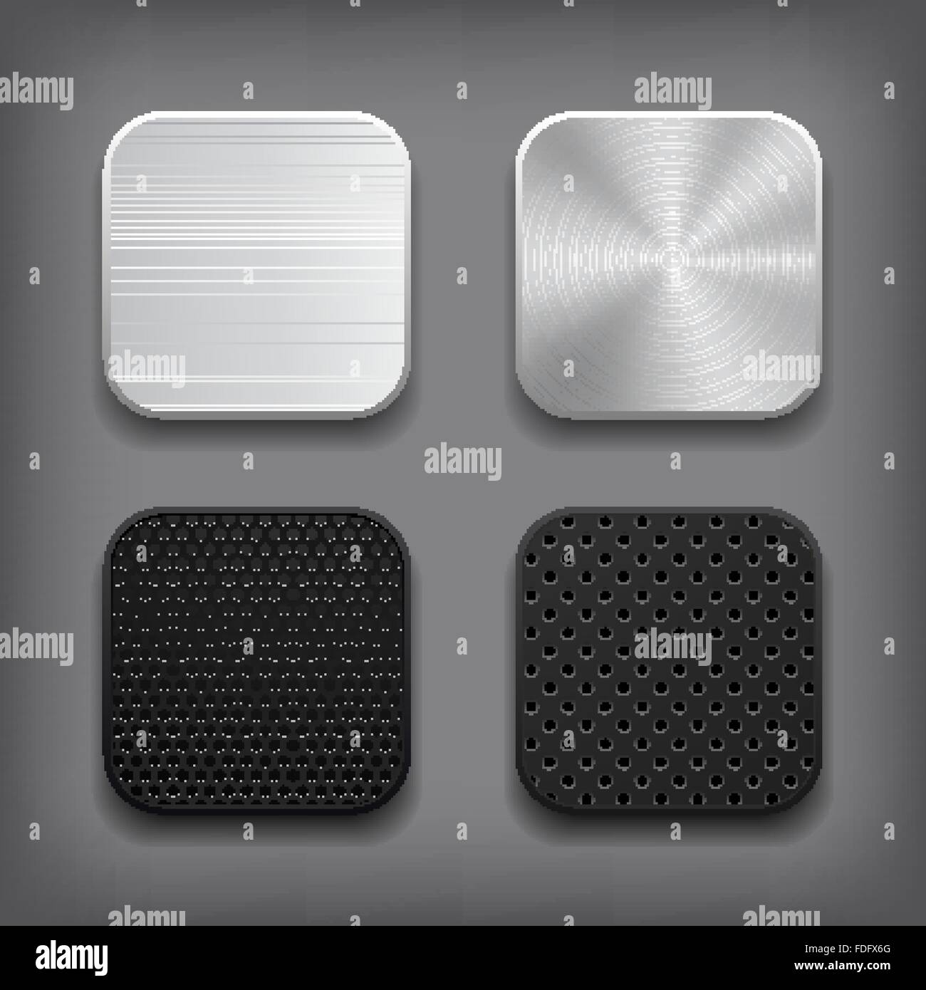 Vector icon set computer Stock Vector Images - Alamy