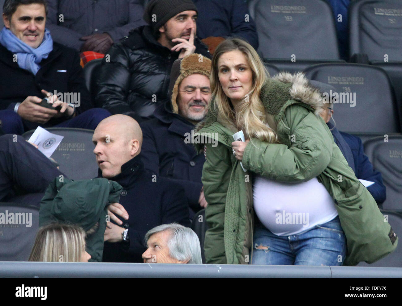 Udine, Italy. 31st January, 2016. Player Emil Halfreddson new p layer ...