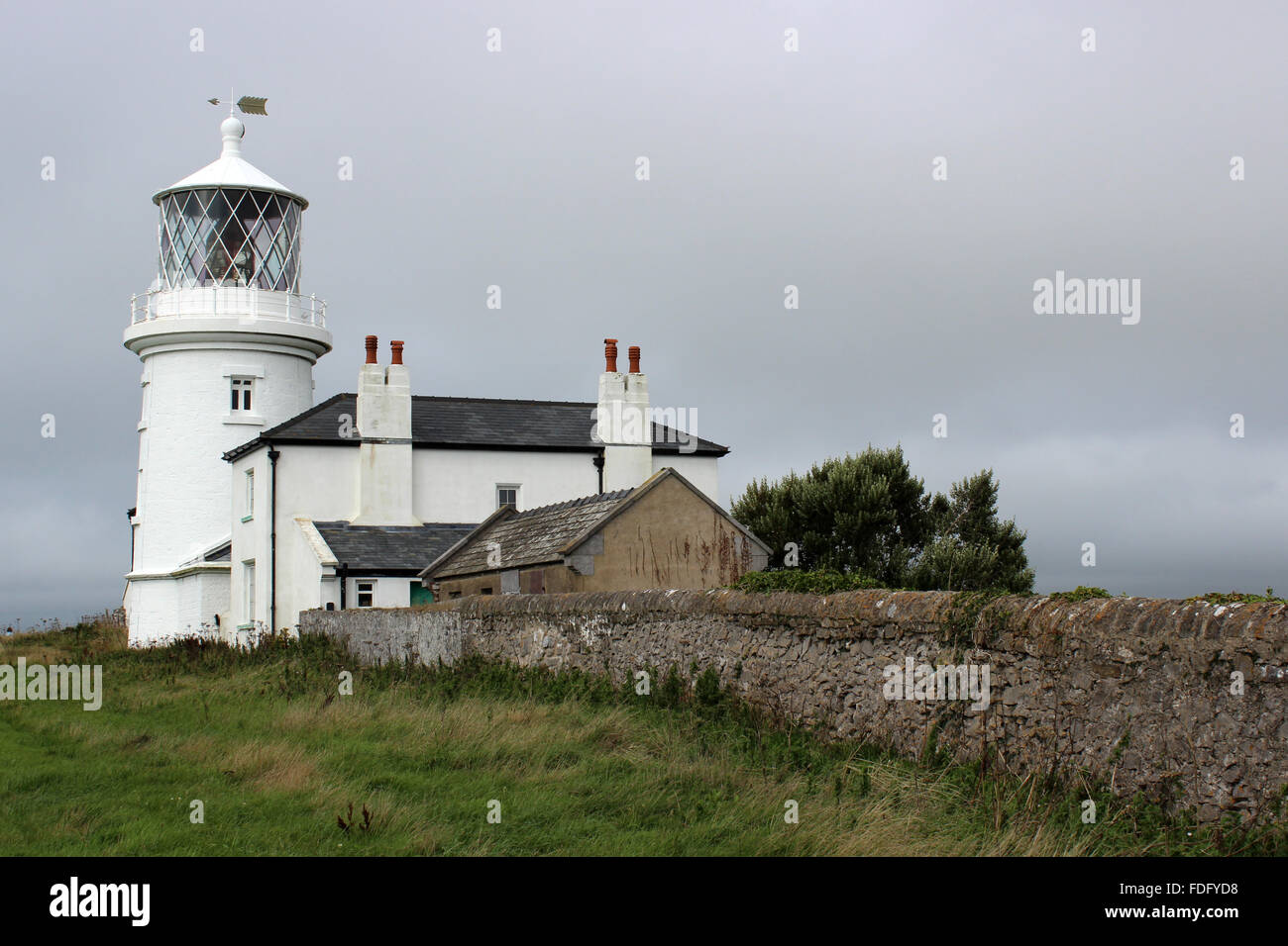Caldey Island lighthouse Pembrokeshire Stock Photo - Alamy