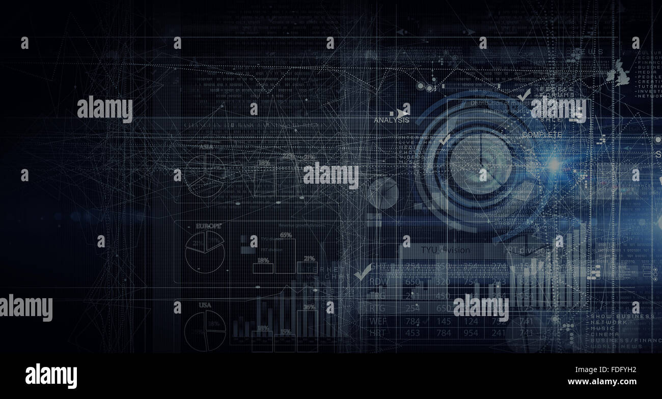 Digital background image with graphs and diagrams Stock Photo - Alamy