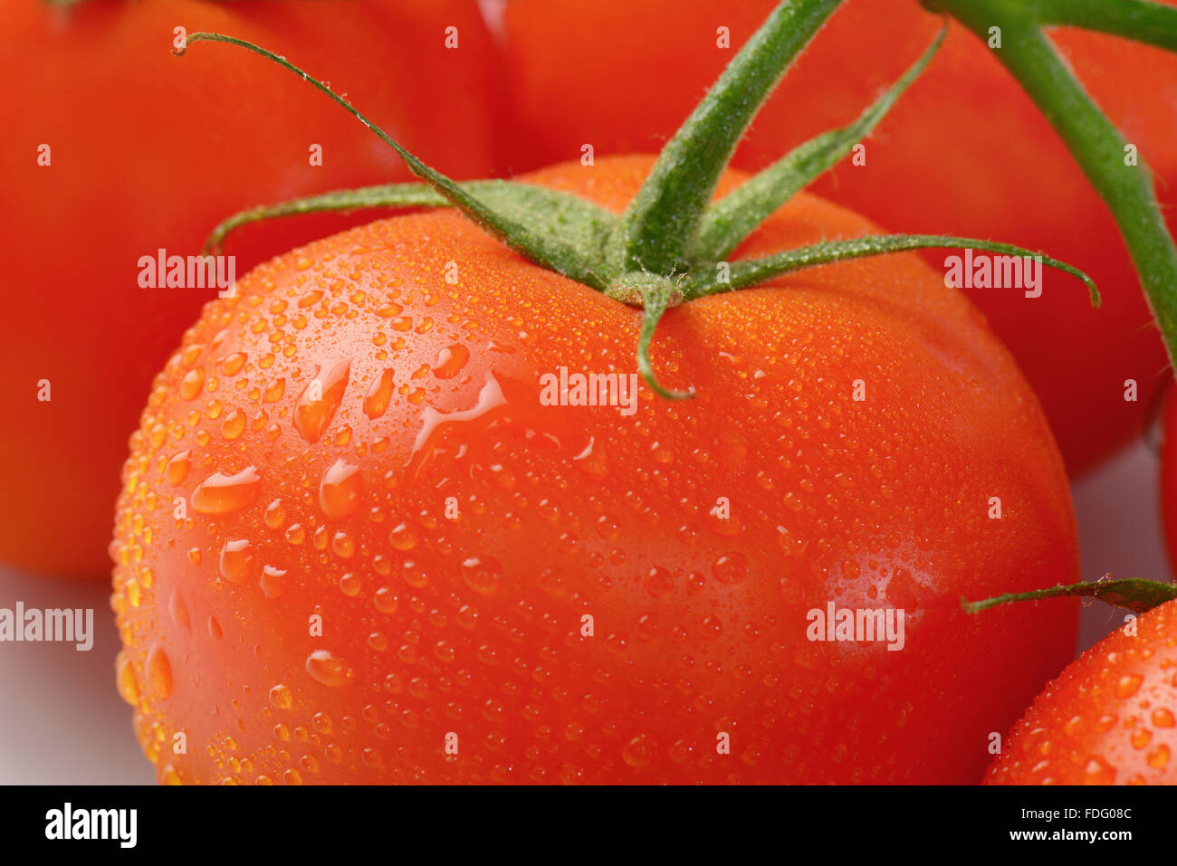 detail of freshly washed tomatoes Stock Photo - Alamy