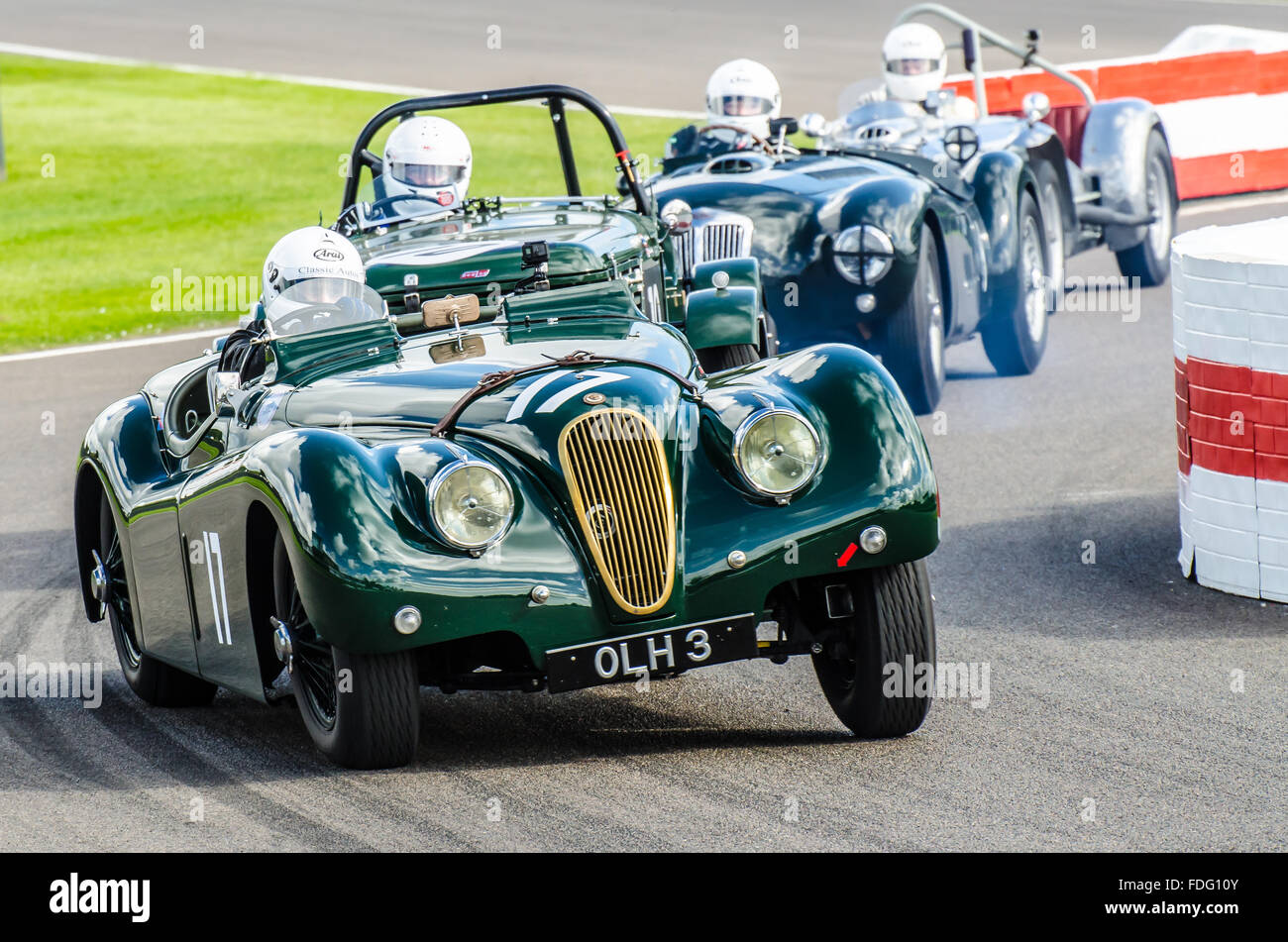 1950 Jaguar XK120 owned by Coombs of Guildford Ltd and driven by Nick ...