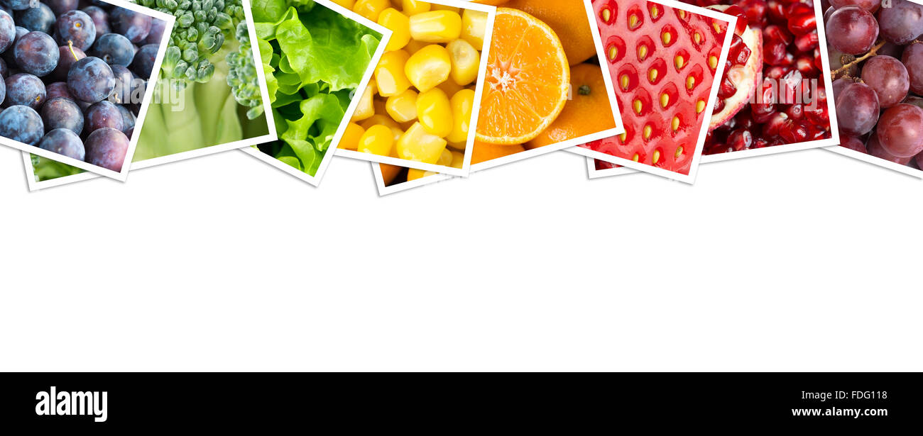 Fruit and vegetable. Fresh food concept Stock Photo - Alamy