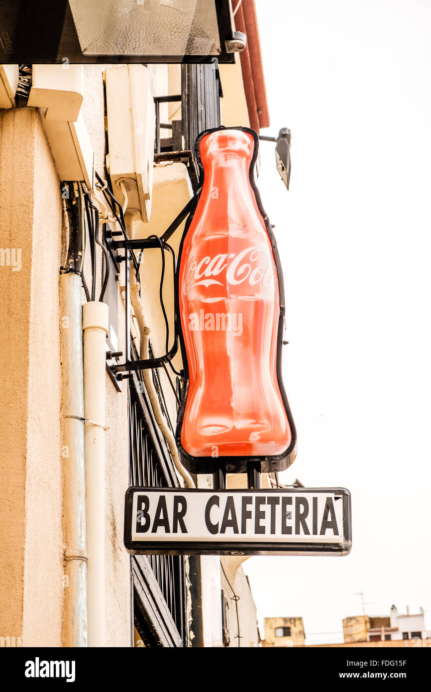 Coca Cola Sign Stock Photo - Alamy