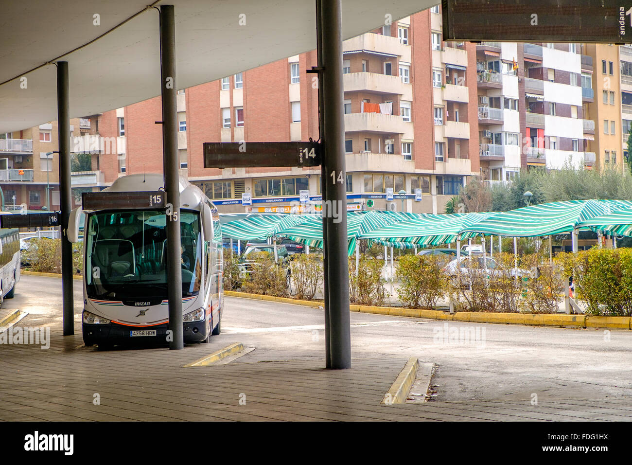 Tarragona Bus Station Stock Photo - Alamy
