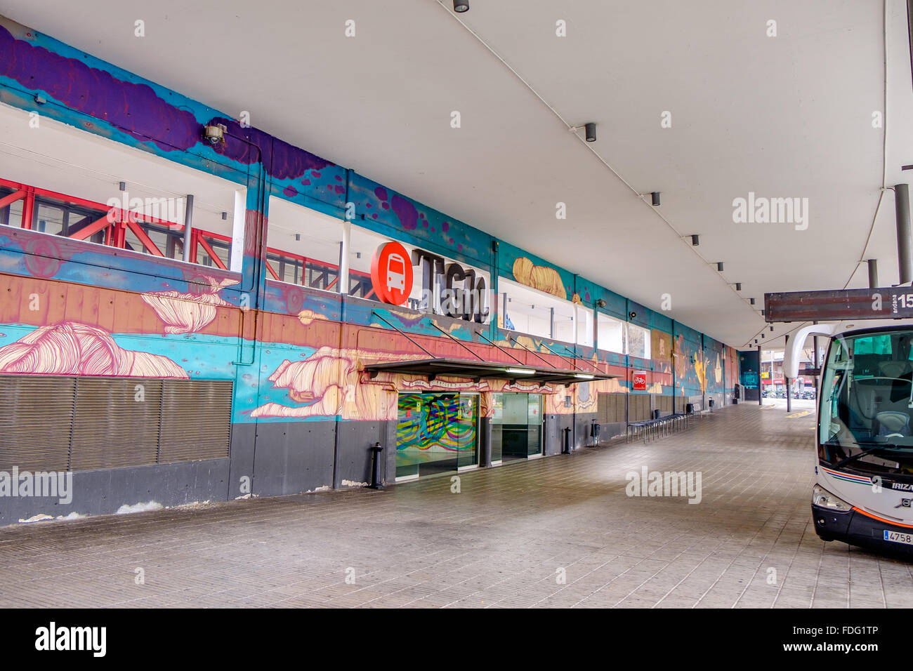 Tarragona bus station hi-res stock photography and images - Alamy