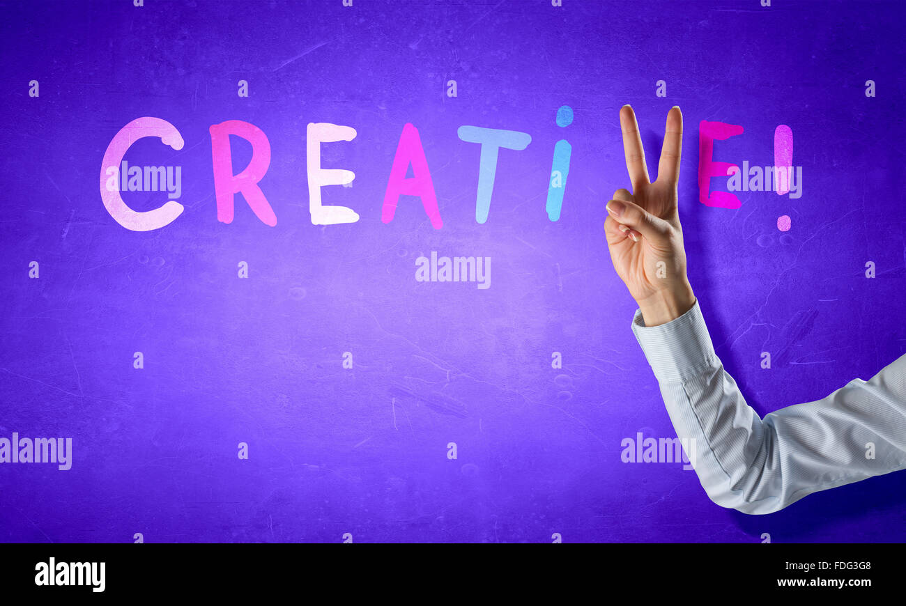 Creative word hi-res stock photography and images - Alamy