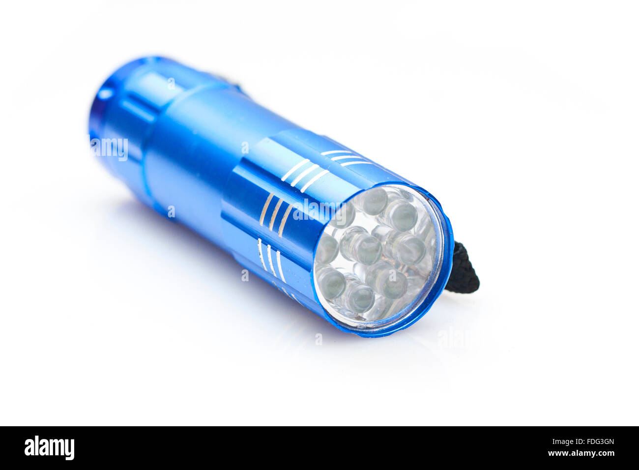 Blue led on white Cut Out Stock Images & Pictures - Alamy