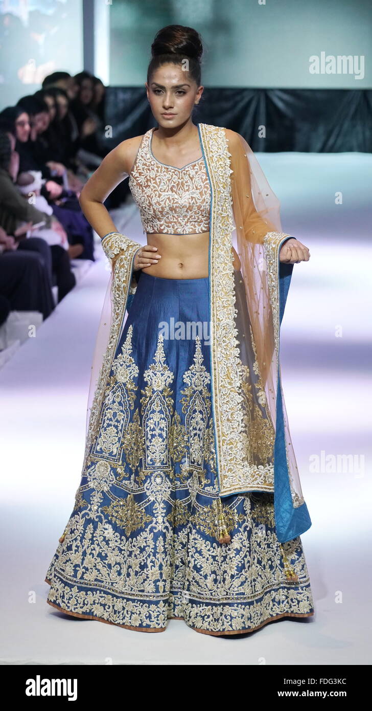 London, UK. 30th January, 2015. Malika showcases its latest Collection ...