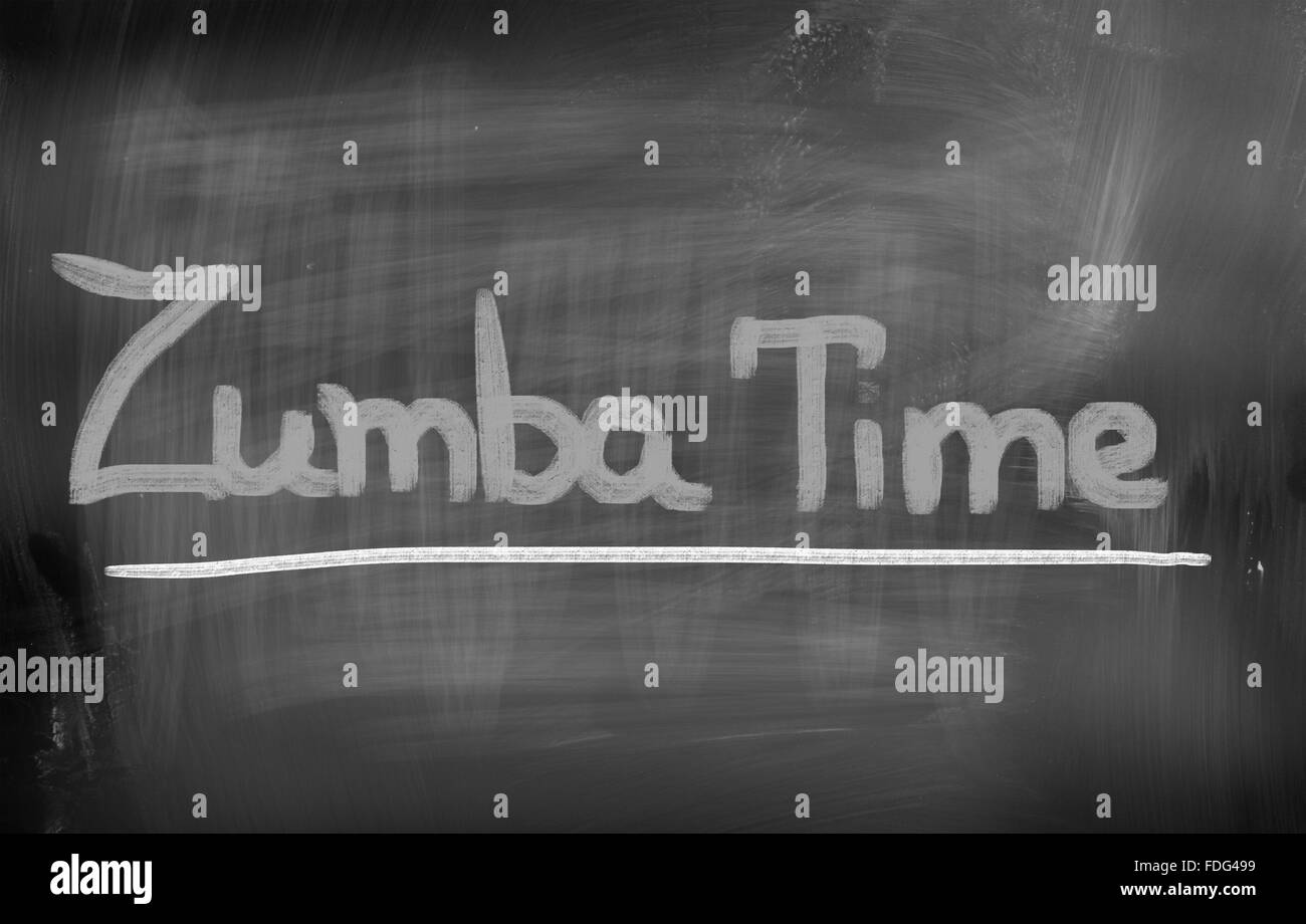 Zumba Time Concept Stock Photo - Alamy