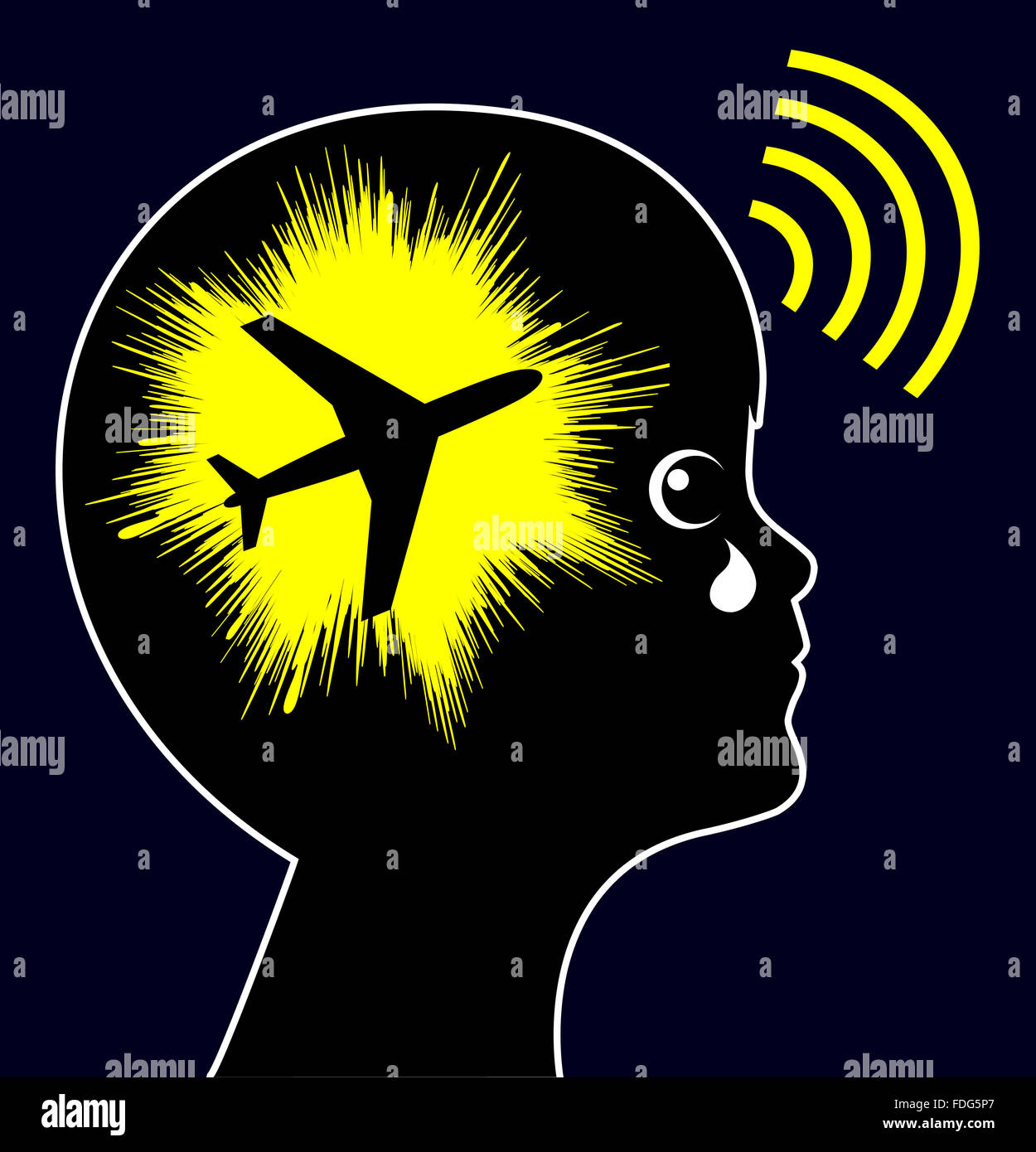 Aircraft Noise Exposure Stock Photo - Alamy