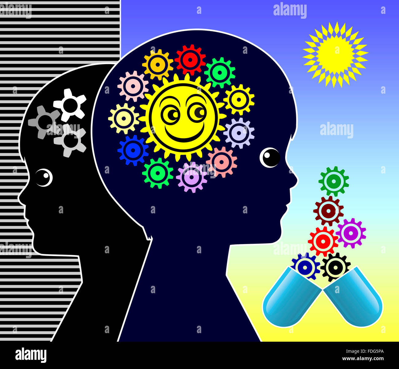Brain Enhancing Drugs for Kids Stock Photo - Alamy