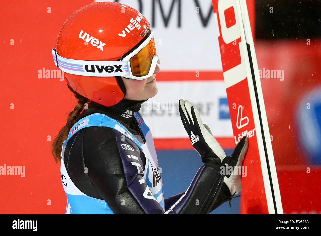 Oberstdorf, Germany. 31st January, 2016. Germany's Anna Rupprecht ...