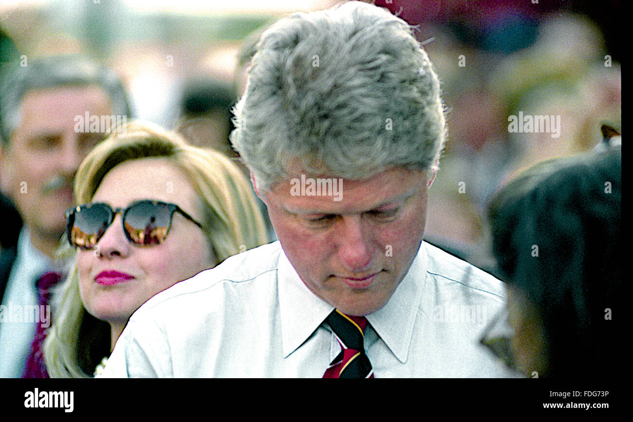 Durham, North Carolina, USA, 26th October, 1992 Clinton/Gore Campaign ...