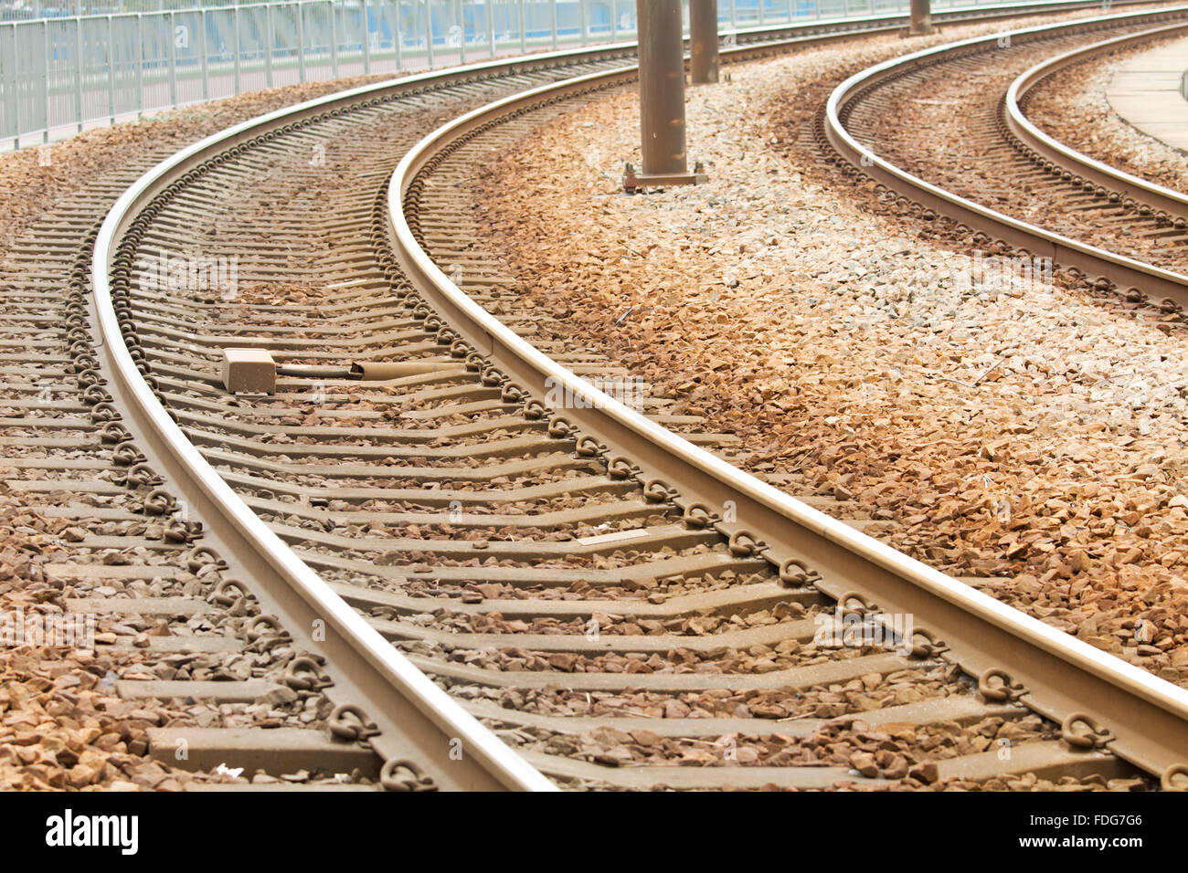 Complex railway junction hi-res stock photography and images - Alamy