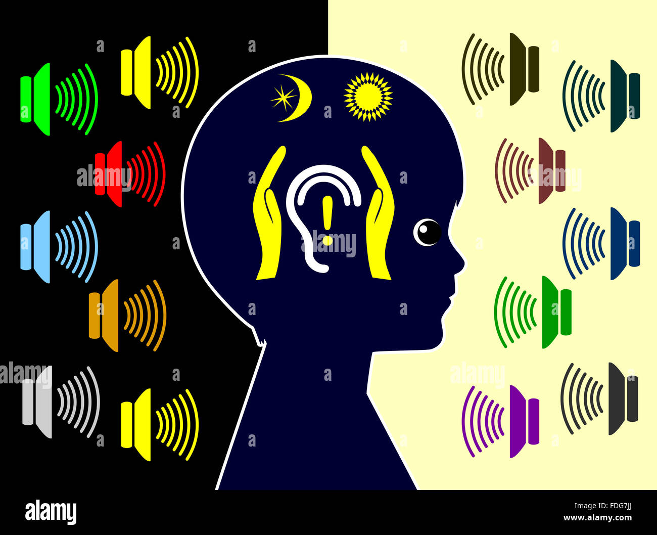 Noise induced hearing loss hi-res stock photography and images - Alamy