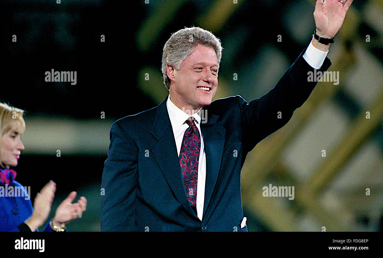 Little Rock, Arkansas, USA, 3rd, November, 1992 President Elect William ...