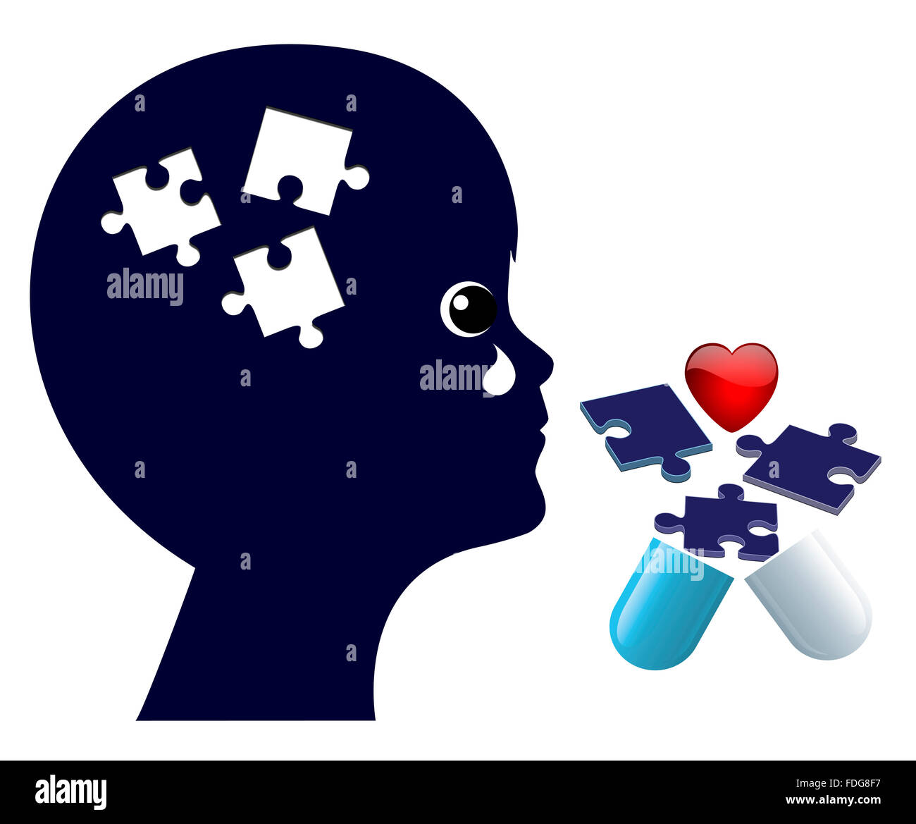 Treatment of Memory Loss in Children Stock Photo - Alamy