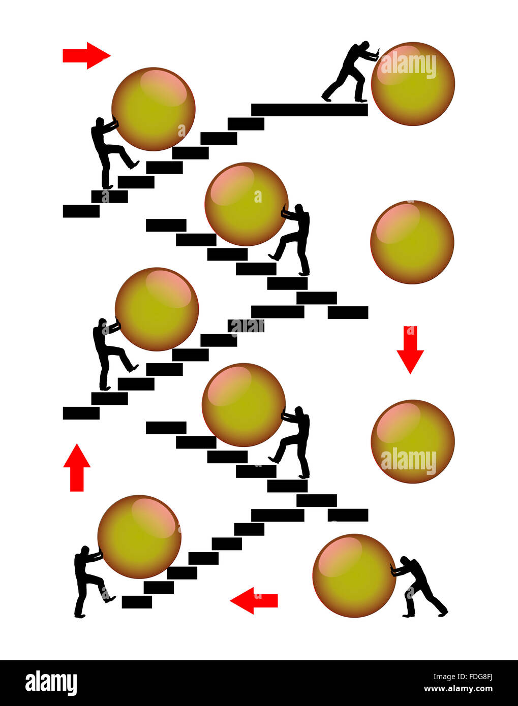 Slave worker Cut Out Stock Images & Pictures - Alamy