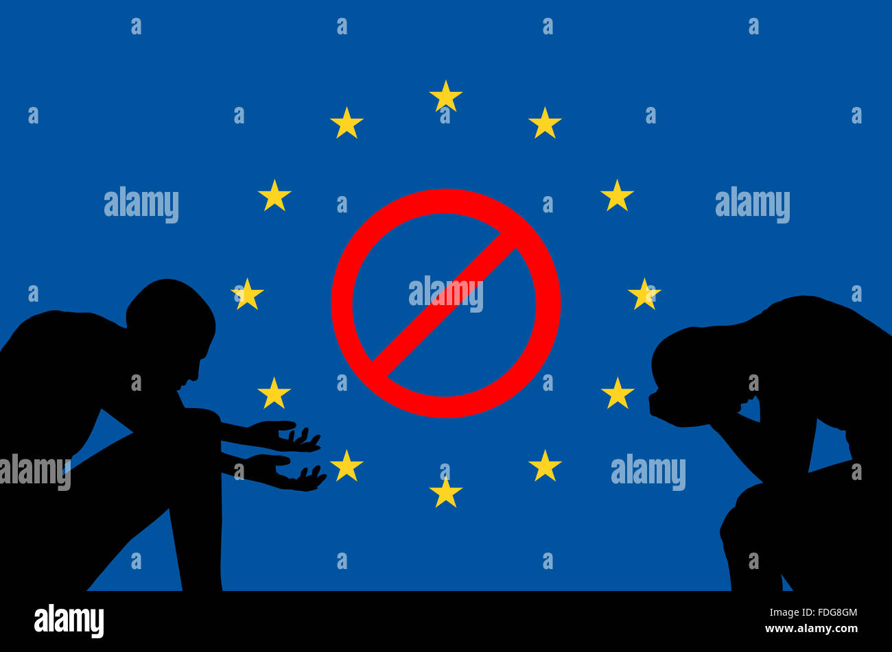 Closed Borders in Europe Stock Photo - Alamy