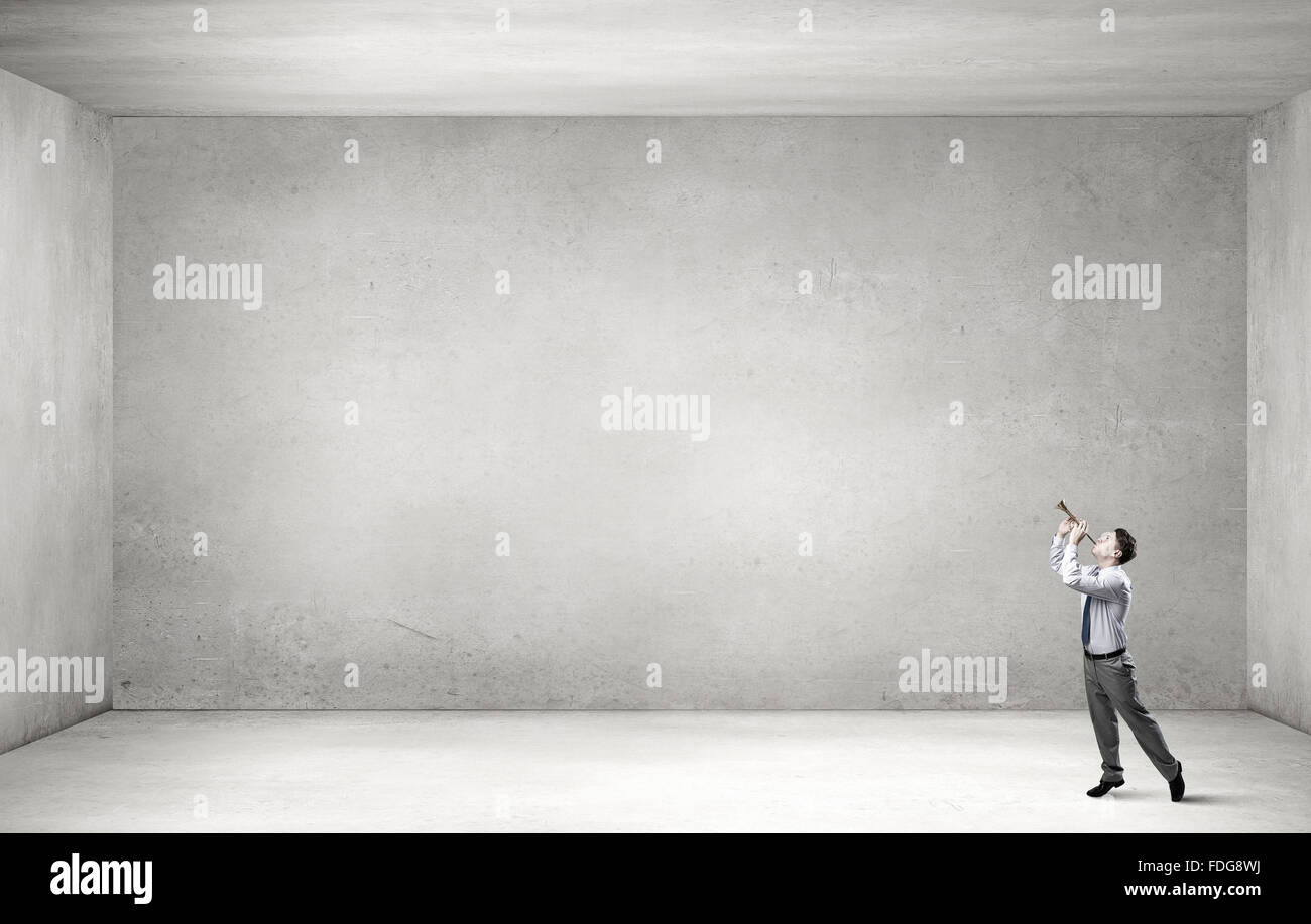 Empty cement room hi-res stock photography and images - Alamy