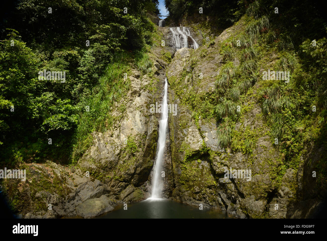 Salto de Dona Juana (waterfall). Located between Jayuya and Villaba ...