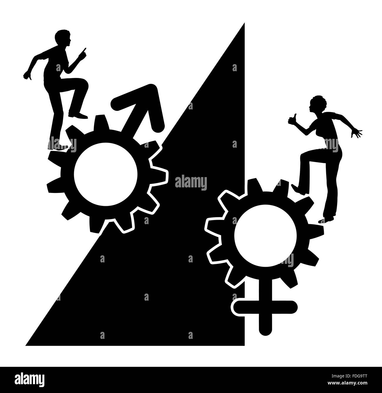 Inequality at workplace Stock Photo - Alamy