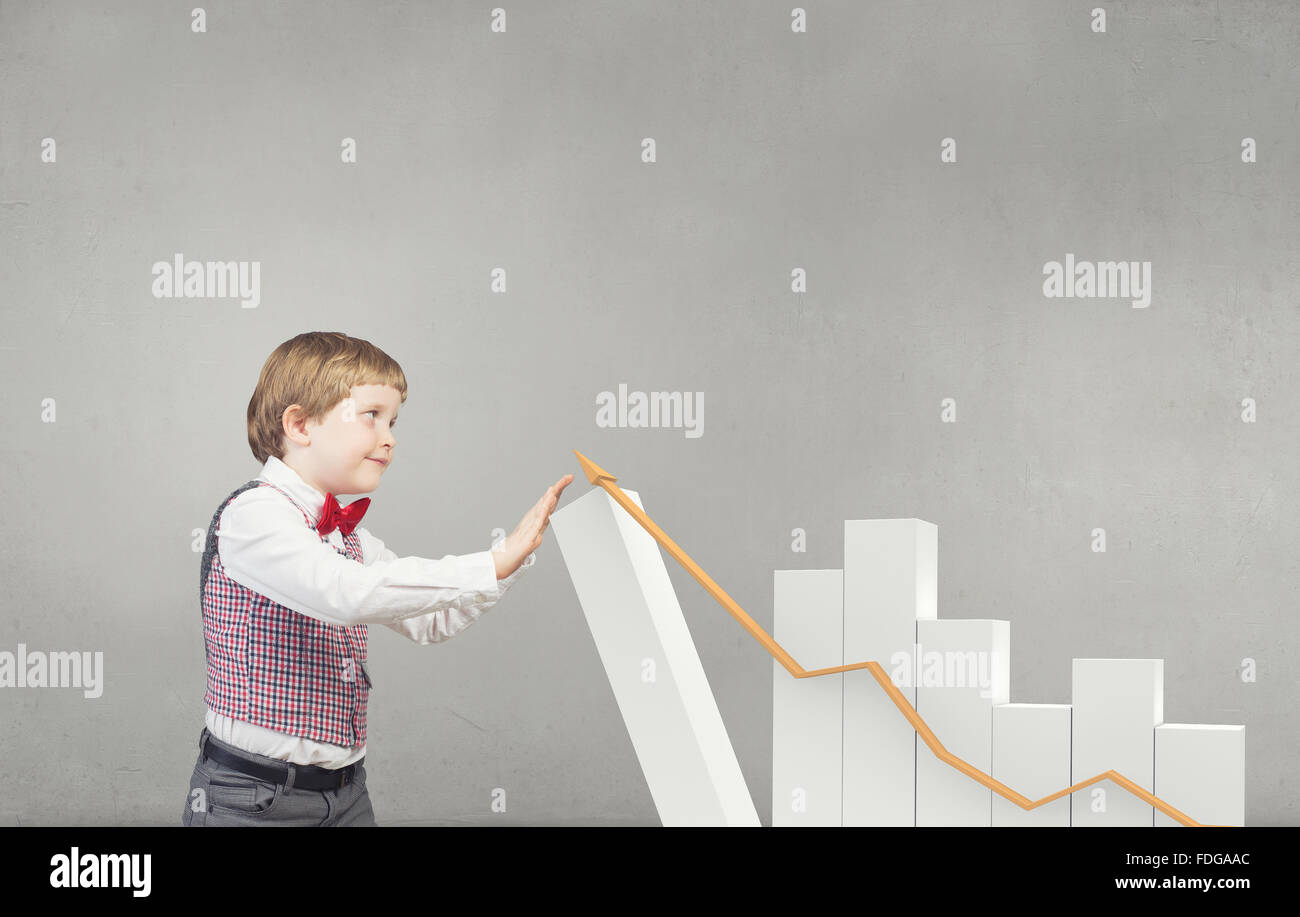 Boy graph diagram hi-res stock photography and images - Alamy