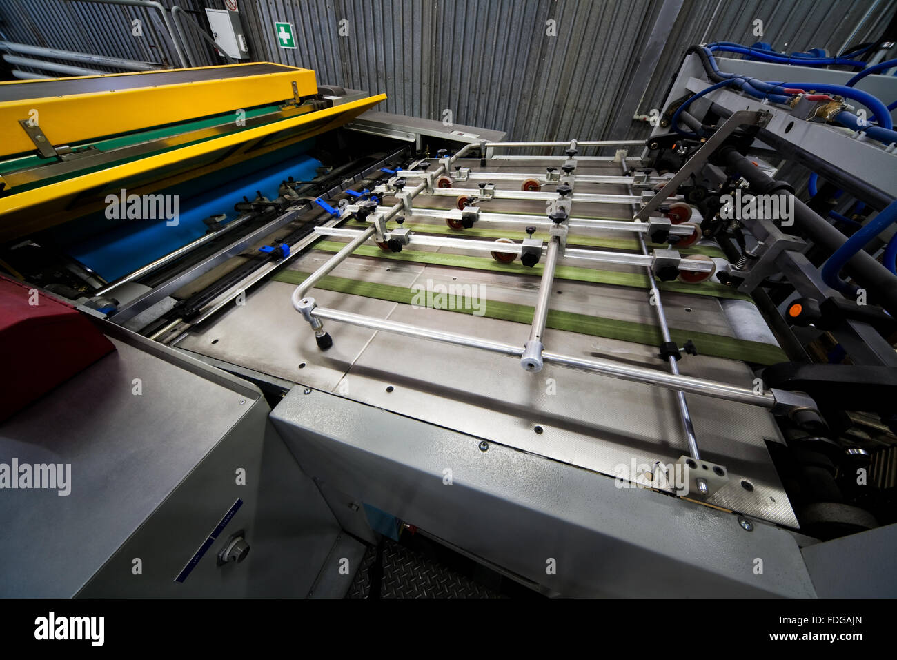 Polygraphic process in a modern printing house Stock Photo - Alamy